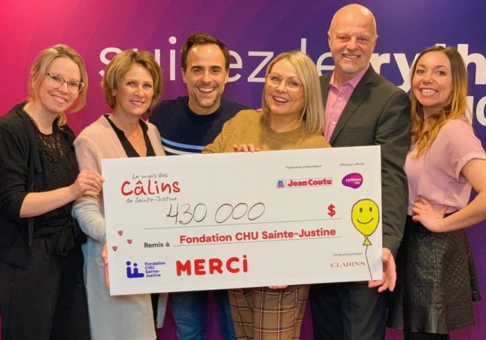 Le 14e Mois des Câlins de Sainte-Justine amasse plus de 430 000 ...